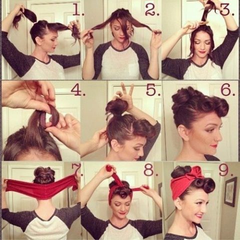 Coiffure Pin Up Cheveux Court