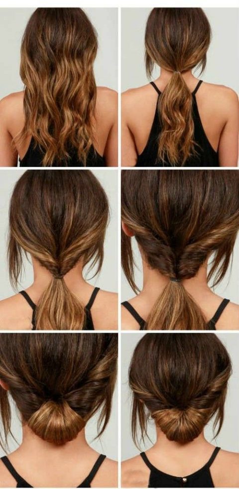 Tuto chignon - Tutoriel photo